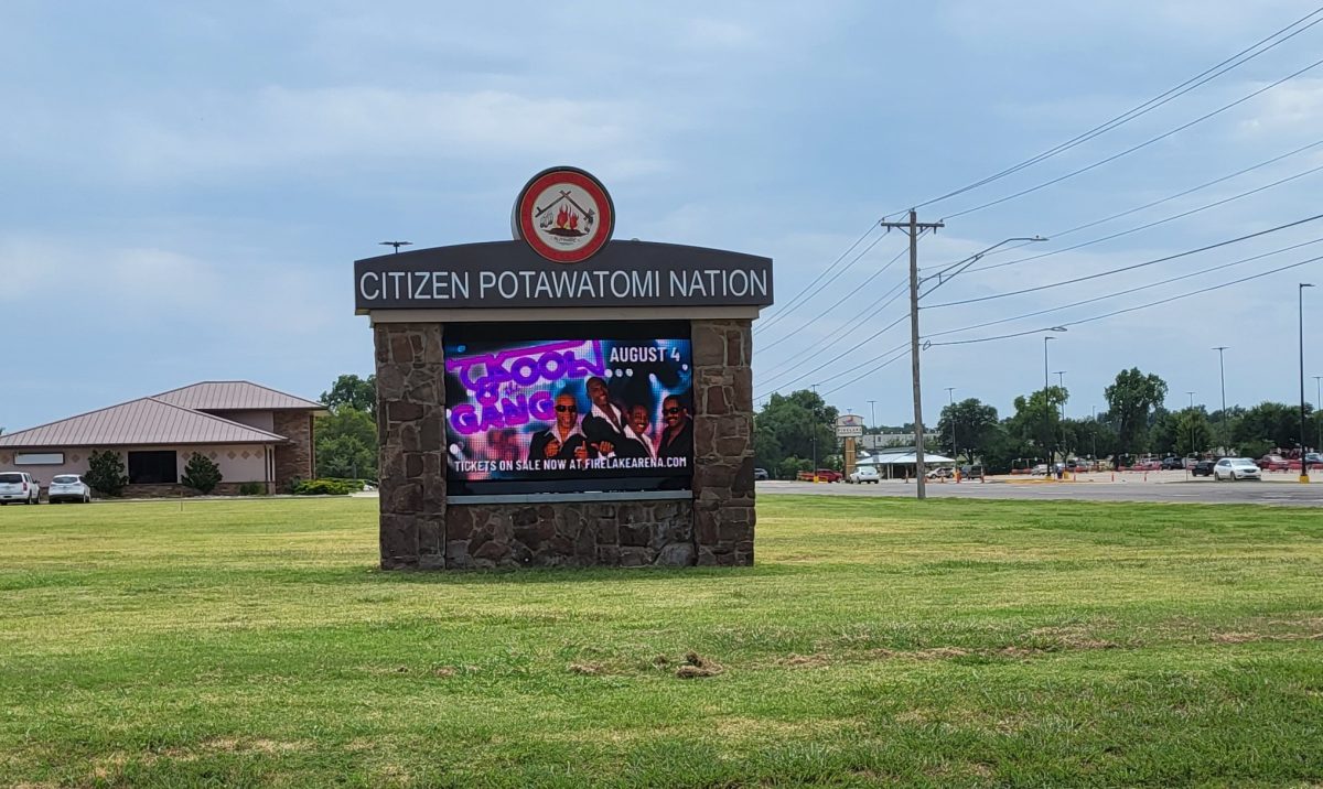JCM Global installs multiple outdoor signs for Citizen Potawatomi ...
