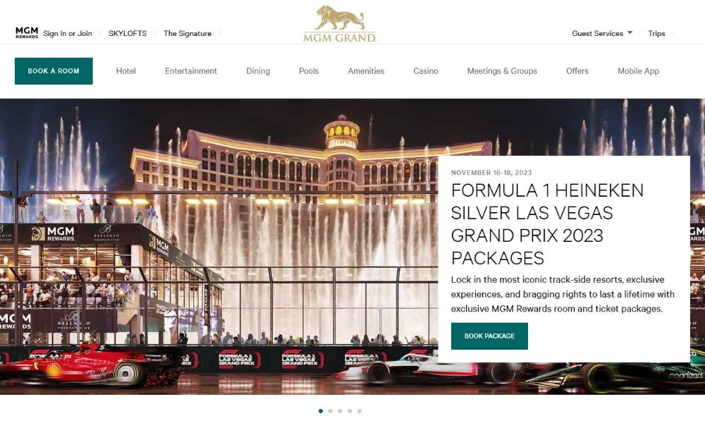 MGM Resorts websites back in limited capacity — CDC Gaming