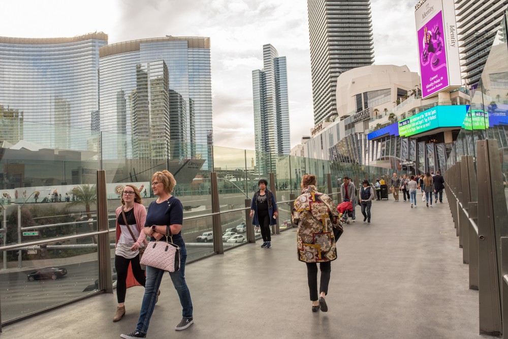 Ban on stopping on Las Vegas Strip bridges targets people with disabilities, lawsuit alleges ...