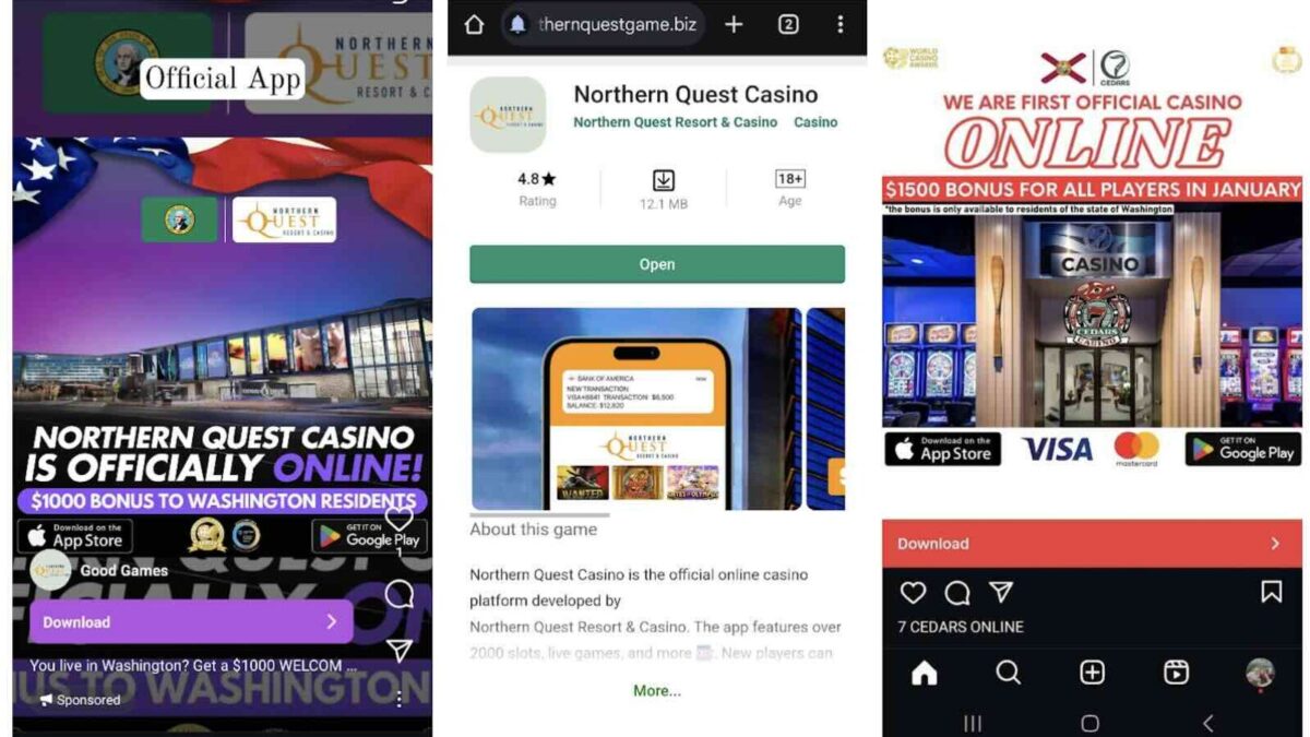 Washington tribes fight back against fraudulent online casino apps ...