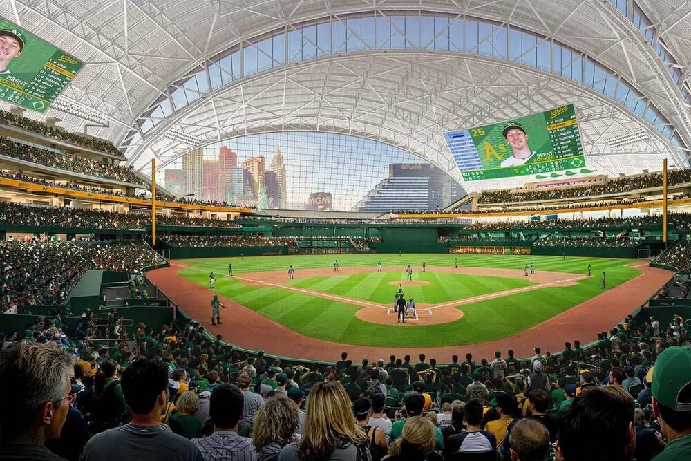 Athletics’ Las Vegas ballpark tax district approved by county ...