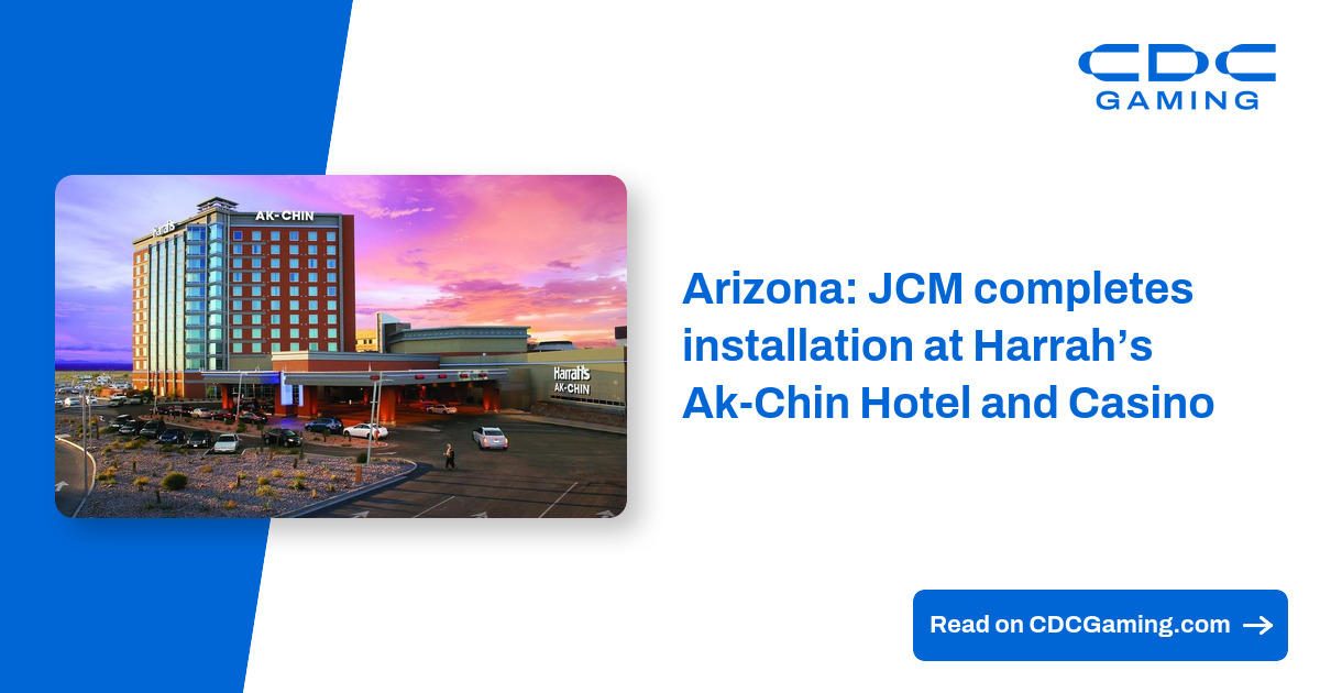 Arizona: JCM completes installation at Harrah’s Ak-Chin Hotel and ...